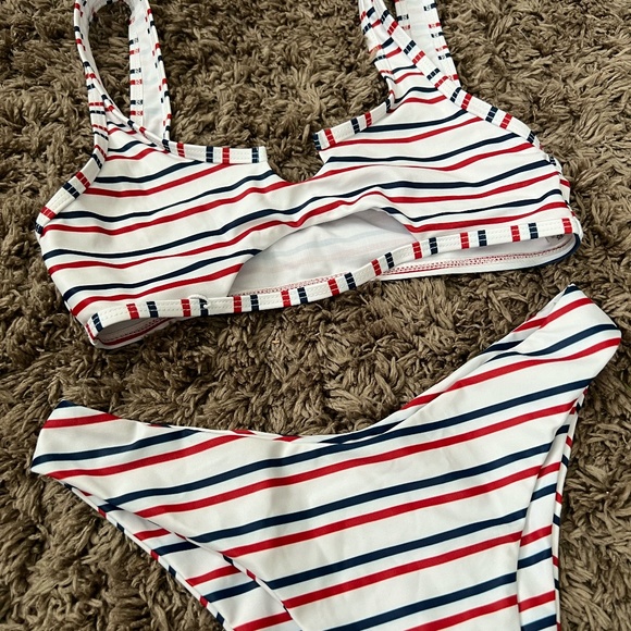 Swim | Red White And Blue Swim Set | Poshmark